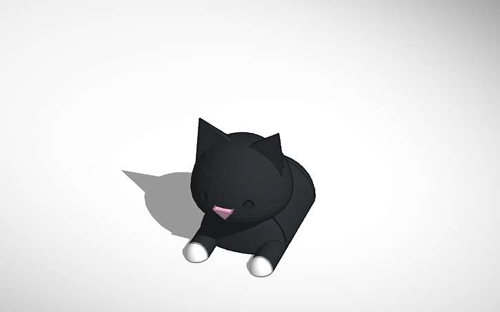 3D design Cat - Tinkercad