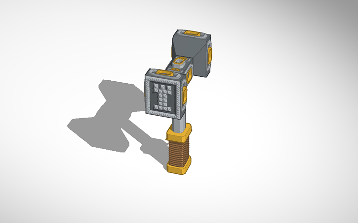 3D design Copy of Weapons Chess Set Rook #Chess - Tinkercad