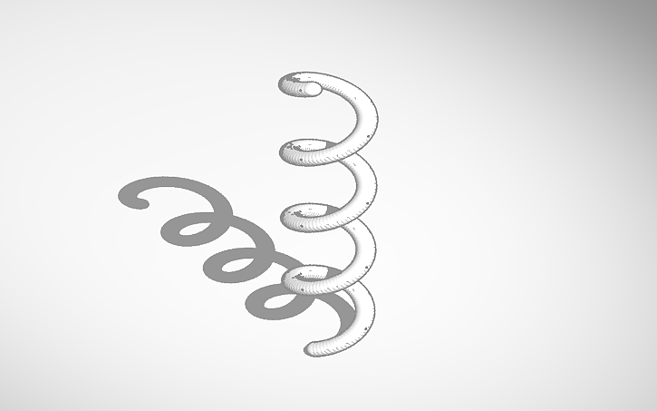 3D design Spiral - Tinkercad