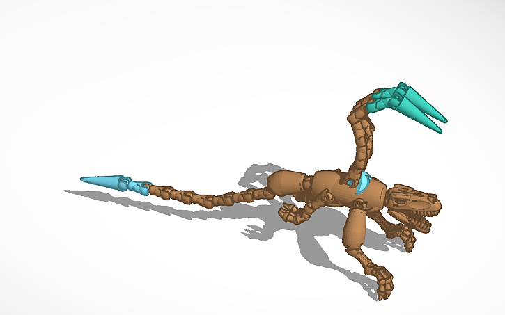 3D design kaiju: Acid Quill - Tinkercad
