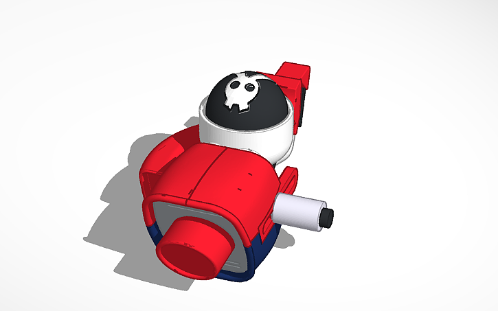 3D design mario + rabbids boomshot - Tinkercad