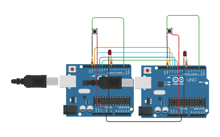 Circuit design SPI serial peripheral interface - Tinkercad