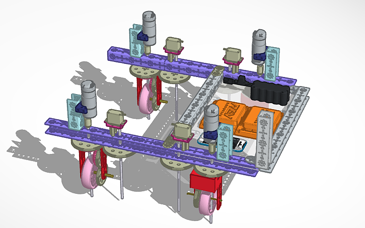 3D design FTC 2021 - 2022 Third Robot Base Design | Tinkercad