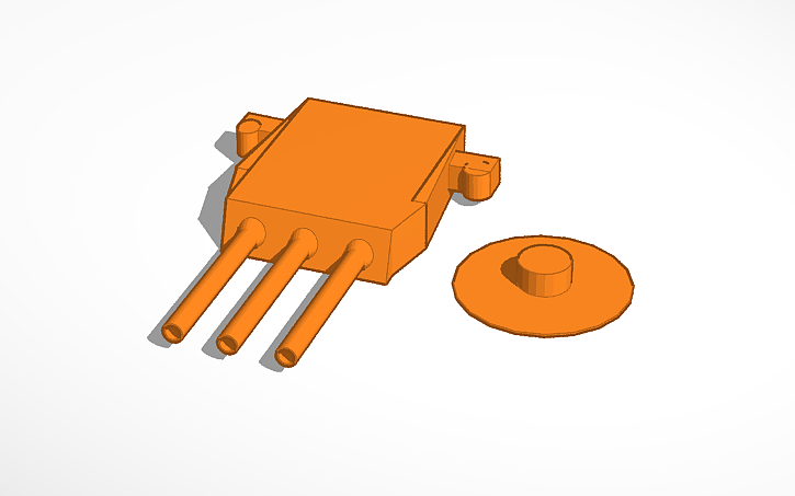 3D design uss iowa gun turret - Tinkercad