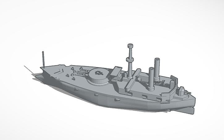 3D design HMS Victoria - Tinkercad