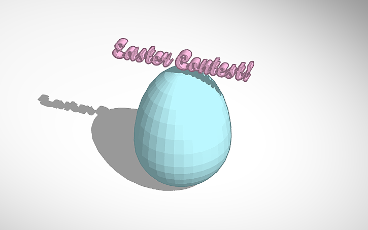 3D design Easter Contest (Over) | Tinkercad