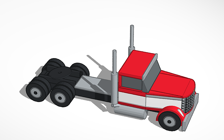 3D design International Lonestar Semi Truck - Tinkercad