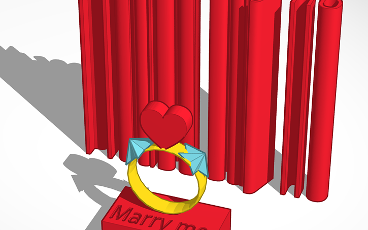 3D design Wedding Ring (For bad couples) | Tinkercad