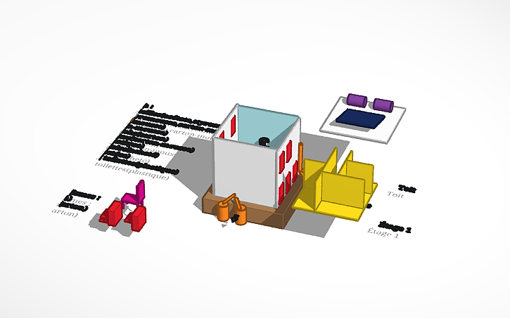 3D design Schéma de construction | Tinkercad