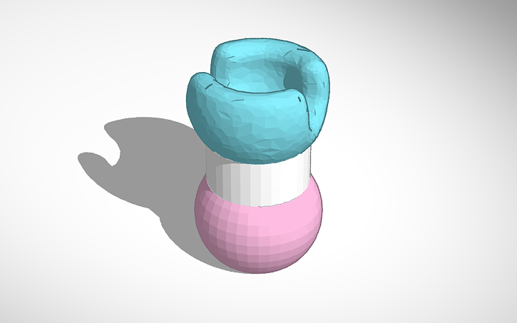 3D design #Ogo base - bulb #Popcorn | Tinkercad