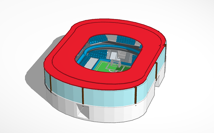 3D design Vodafone Arena - Tinkercad