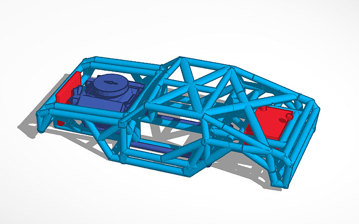 3D design proto-1 roll cage - Tinkercad