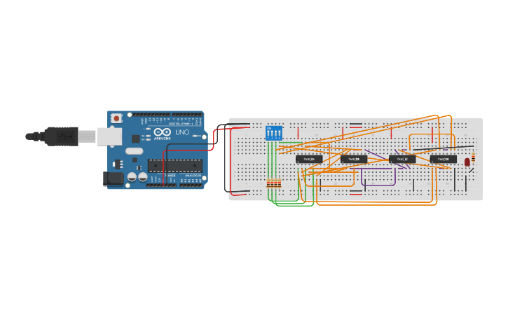 Circuit design circuito b - Tinkercad