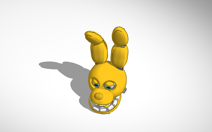 3D design SpringBonnie Head - Tinkercad