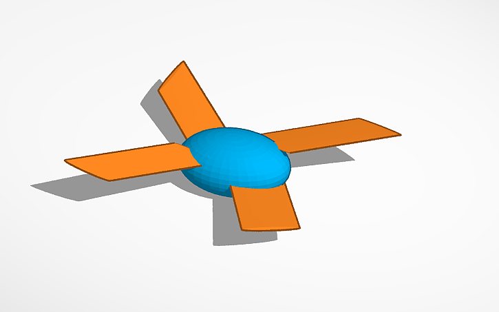 3D design ceiling fan - Tinkercad