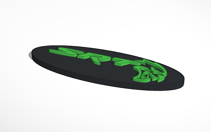 3D design Hellcat logo - Tinkercad