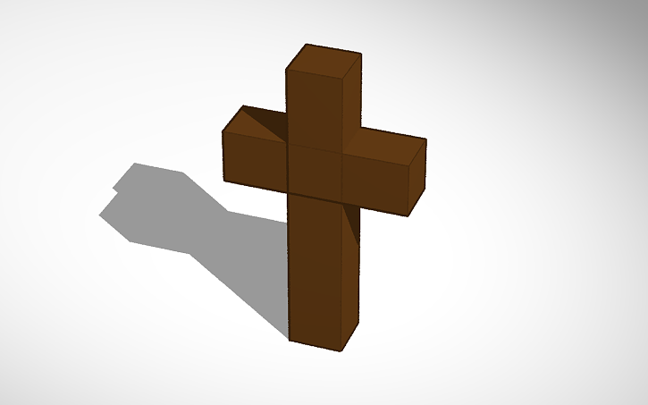 3D design Cross - Tinkercad