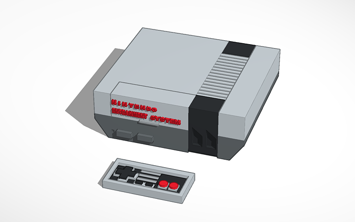 3D design Nintendo Entertainment System - Tinkercad