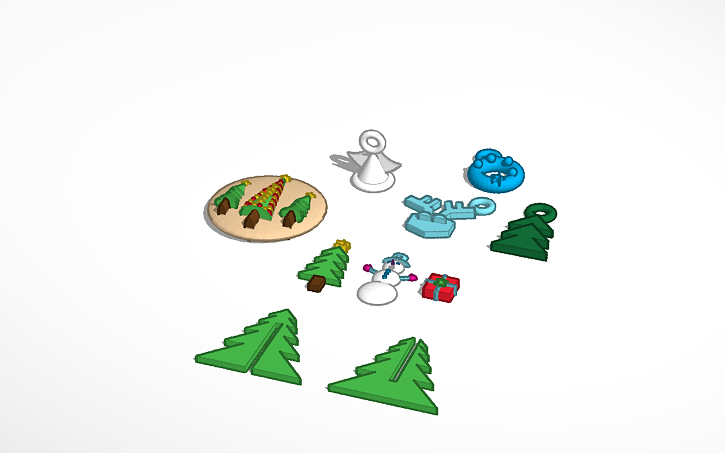 3D design CHRISTMAS ORNAMENTS | Tinkercad