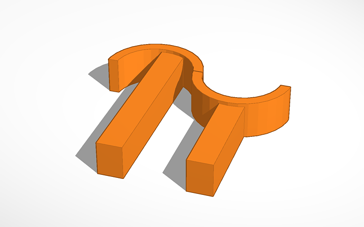 3D design pi symbol - Tinkercad