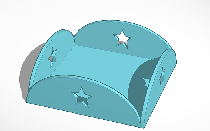 3D design Servilletero | Tinkercad