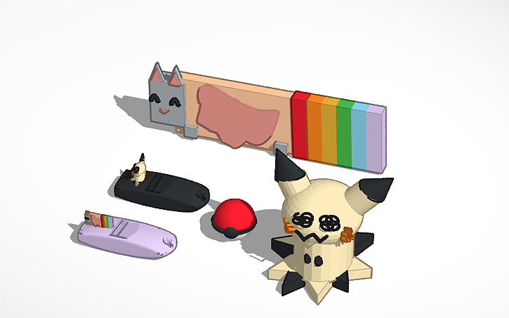 3D design Mimikyu | Tinkercad