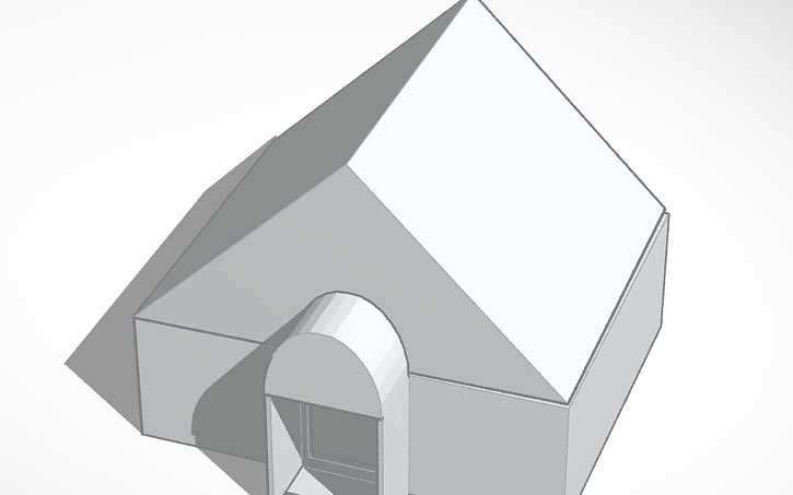 3D design hollow house | Tinkercad