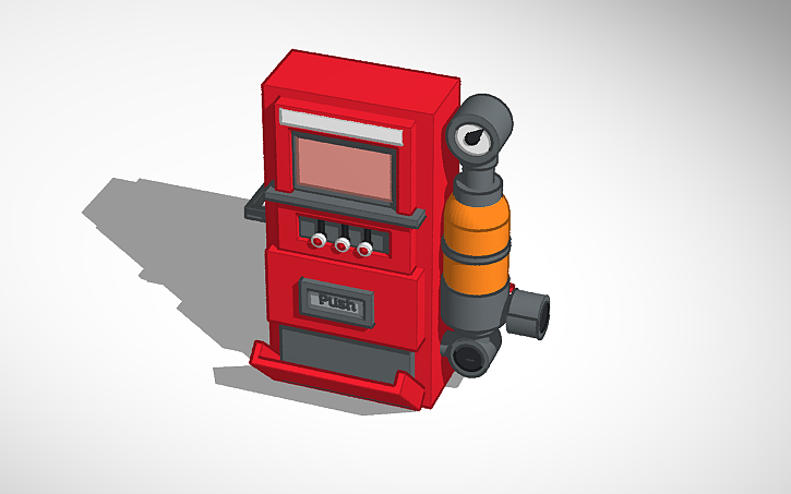3D design Dispenser - Tinkercad