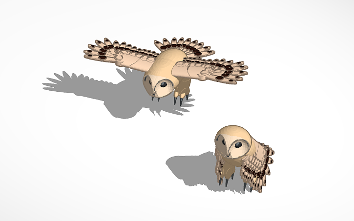 3D design Owls | Tinkercad