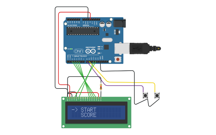 Circuit design Mencel TREX - Tinkercad