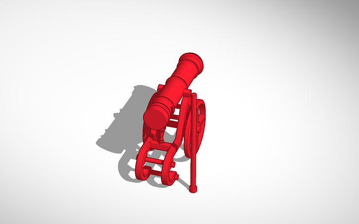 3D design Cannon built | Tinkercad