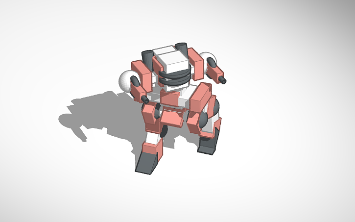 3D design My Custom War Robot | Tinkercad