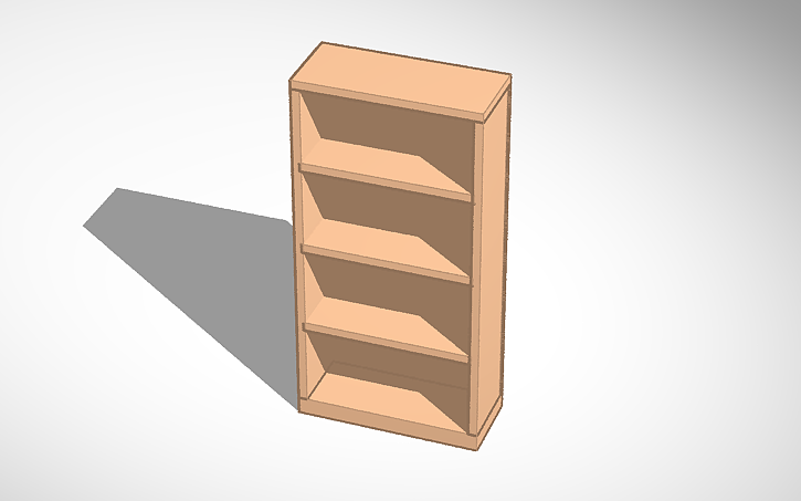 3D design Discworld collector's edition bookshelf v0.1 - Tinkercad
