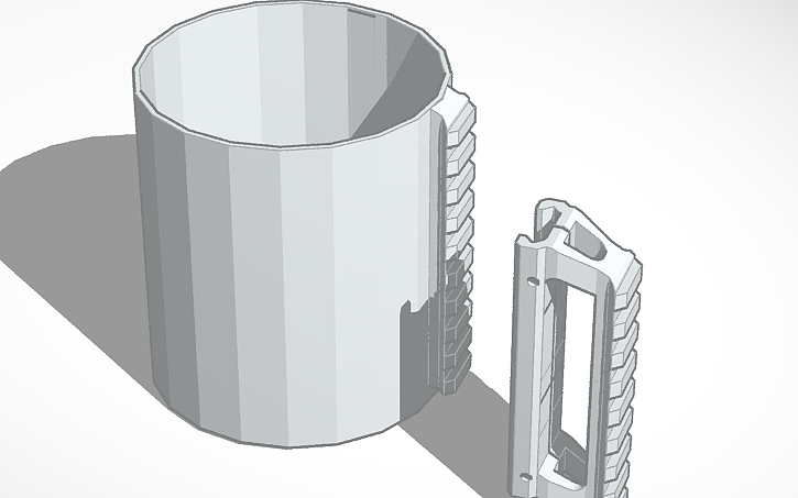 3D design Rail - Tinkercad
