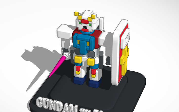 3D design gundam | Tinkercad