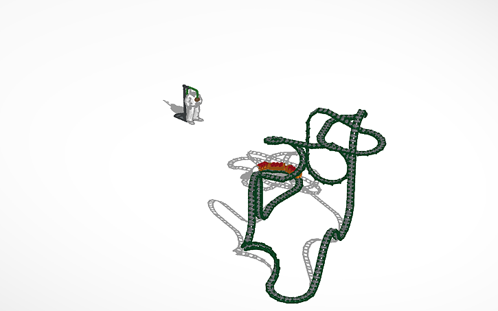 3D design Roller coaster - Tinkercad