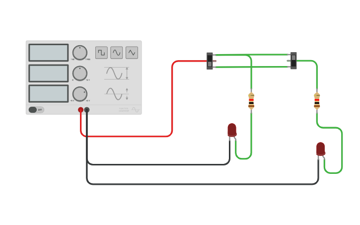 Circuit design Almin_Felic_1RB_VAJA 1 praksa 3. del - Tinkercad