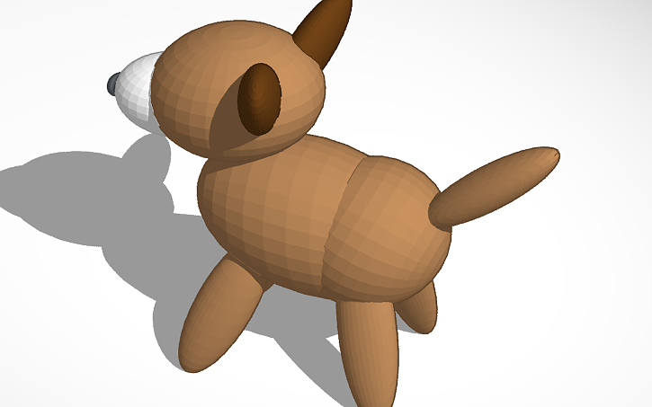 3D Design Dog Tinkercad 3d-design-dog-tinkercad