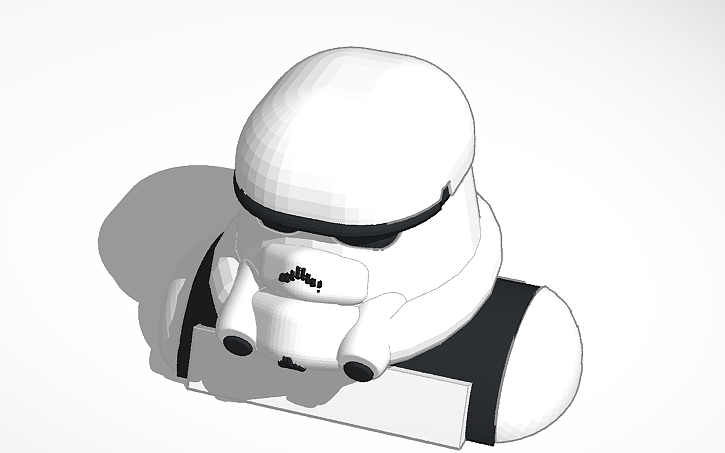 3D design StormTrooper Helmet - Tinkercad