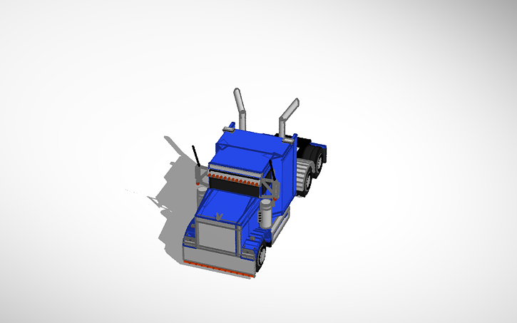 3D design Freightliner Classic - Tinkercad