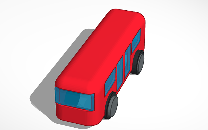 3D design Bus - Tinkercad