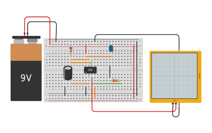 Circuit design IC-555-OSCILOSCOPIO | Tinkercad