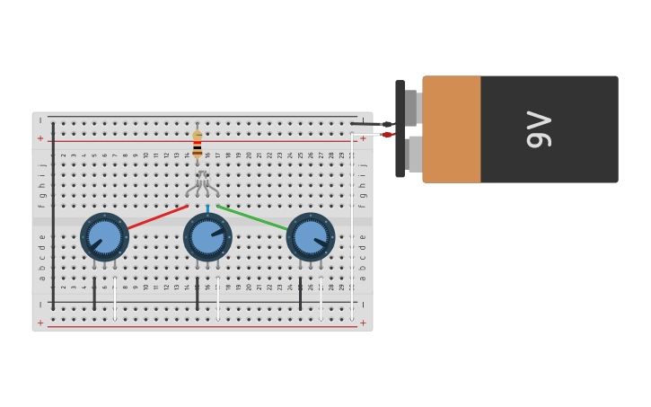 Circuit Design Rgb With Potentiometers Tinkercad