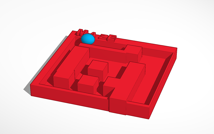 3D design Ball Maze | Tinkercad