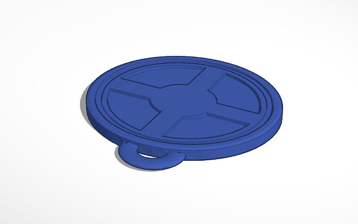 3D design TF2 logo - Tinkercad