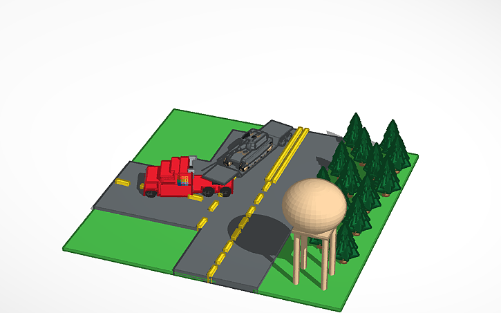 3D design Tinkercad Big Rig - Tinkercad