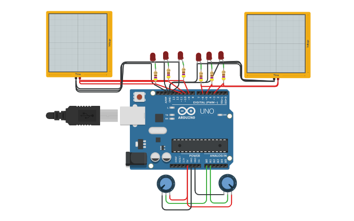 Circuit design Desafio 7 - Tinkercad