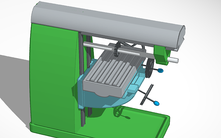 3D design Maquina fresadora Horizontale - Tinkercad
