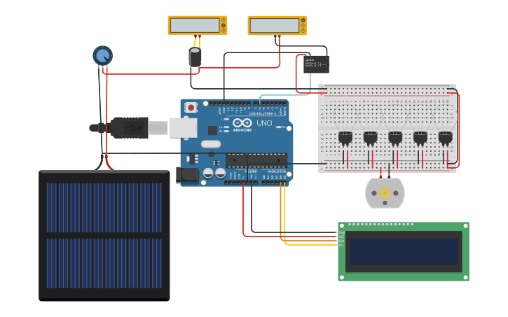 Circuit design Copy of decharge accumulateur - Tinkercad
