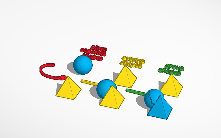 3d Design Boolean Function Tutorial Tinkercad
